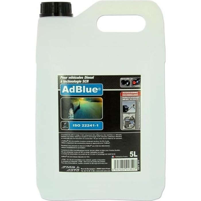 ADBLUE Additif auto - Bidon de 5L - Cdiscount Auto