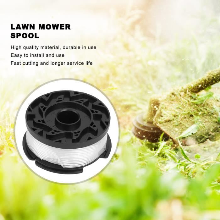 QUT 6Pcs Paquets Bobine de Rechange pour Coupe-bordure de Ligne , Compatible Avec BLACkDECKER ...
