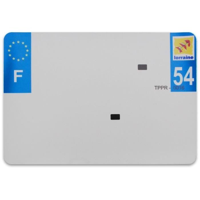 Bande plaque d'immatriculation pvc vierge Top Plaq 54 - Cdiscount Auto
