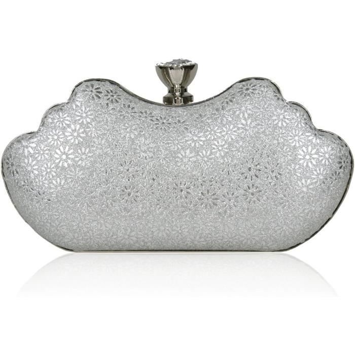 Sac À Main Rigide Pour Femme Avec Strass Sac À Main - Pochette De ...