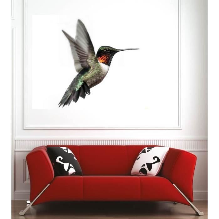 Affiche poster colibri - dimensions affiches:106x70cm - Cdiscount Maison