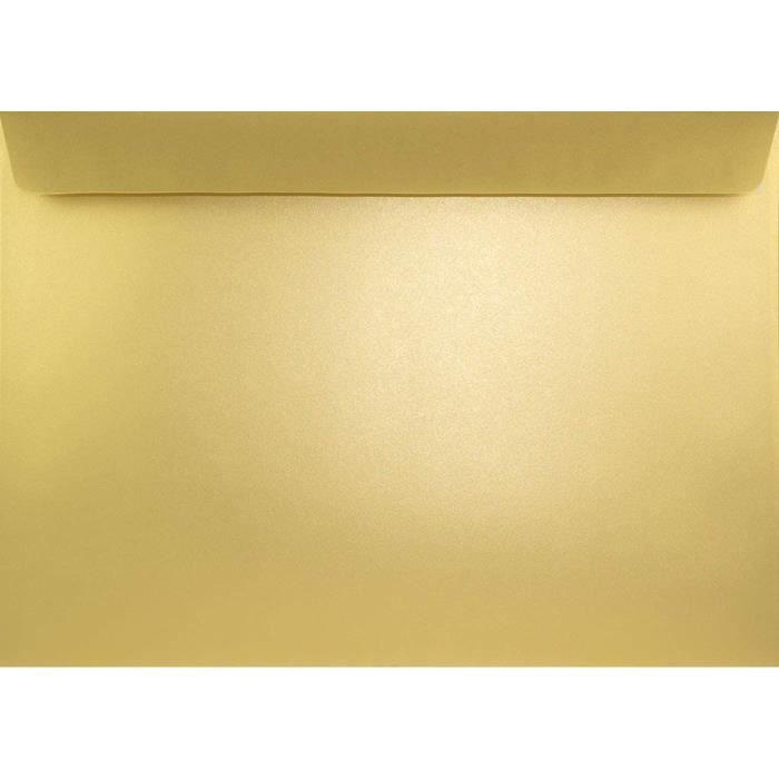 Netuno 10 enveloppes grandes enveloppes dorées C4 229x324mm 120g Sirio ...