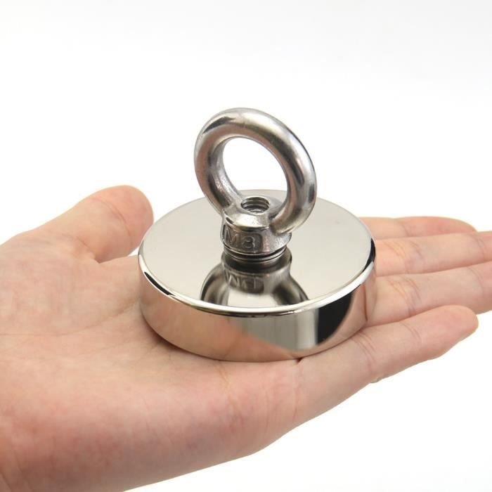 D36mm --42KG - Aimant puissant rond en néodyme, support'équipement de ...