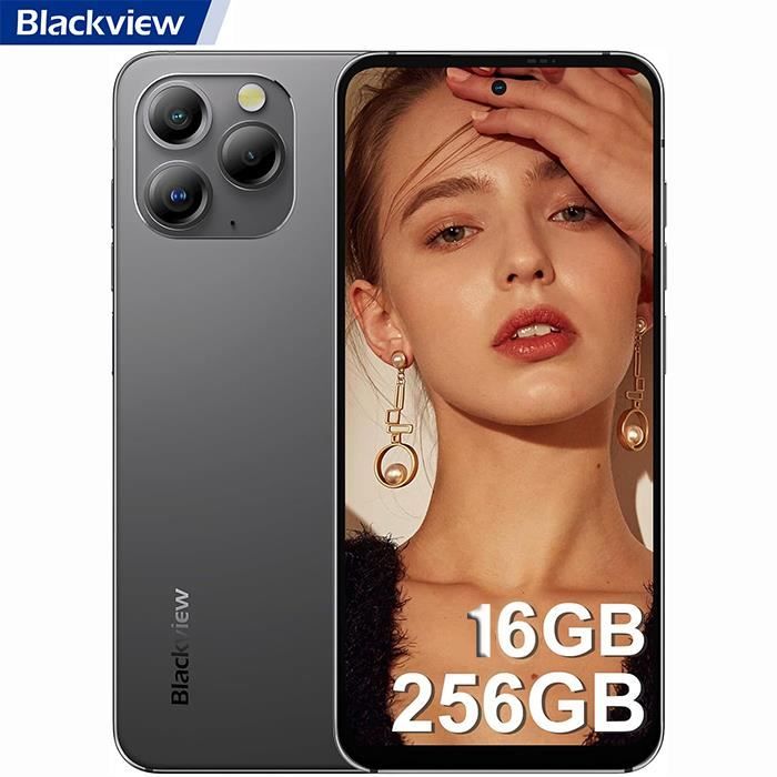 Téléphone Portable 4G Blackview A96 6,5" 2.4K 120Hz 16Go+256Go Helio G99 Android 13 48MP Dual ...