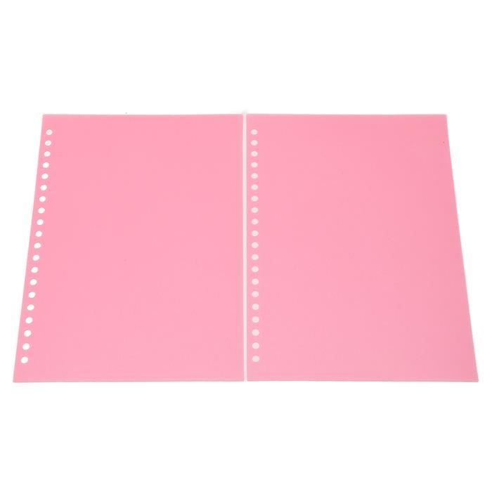 Duokon Couverture de présentation de reliure 50pcs feuille de protection papier reliure ...