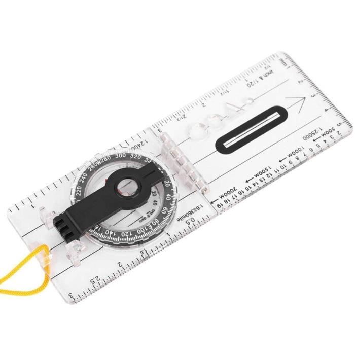 Boussole Mapping Compass Navigation Professionnel Transparent Règle ...