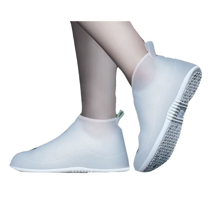Couvre-Chaussure de Pluie Anti-dérapant Transparent Couvre-Chaussure en ...