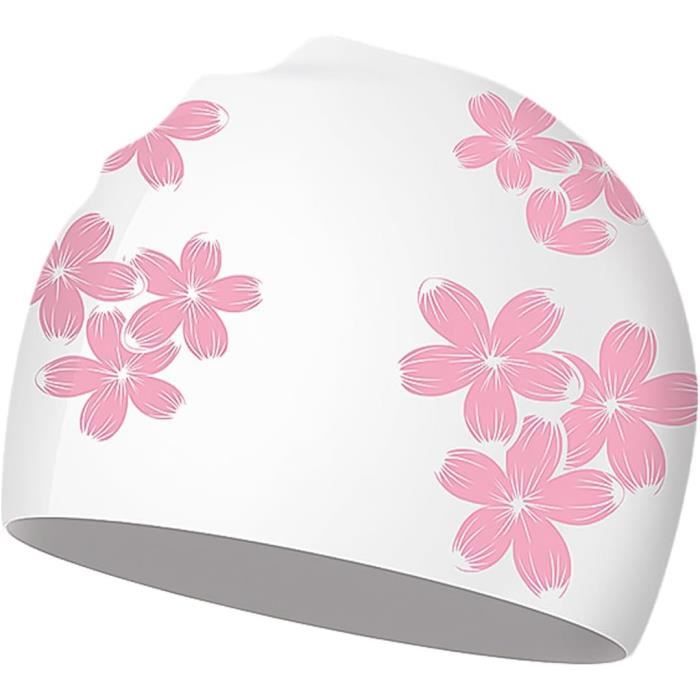 1 Bonnet De Bain En Silicone, Bonnet De Bain Pour Adulte, Bonnet De ...