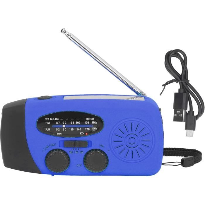 Radio Fm-Am-Wb À Manivelle, Radio D'Urgence À Énergie Solaire Avec ...