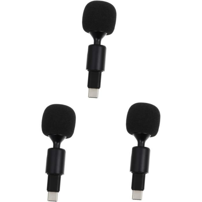 3 Pièces Prise Micro Microphone À Condensateur De Type Usb Prise Usb ...
