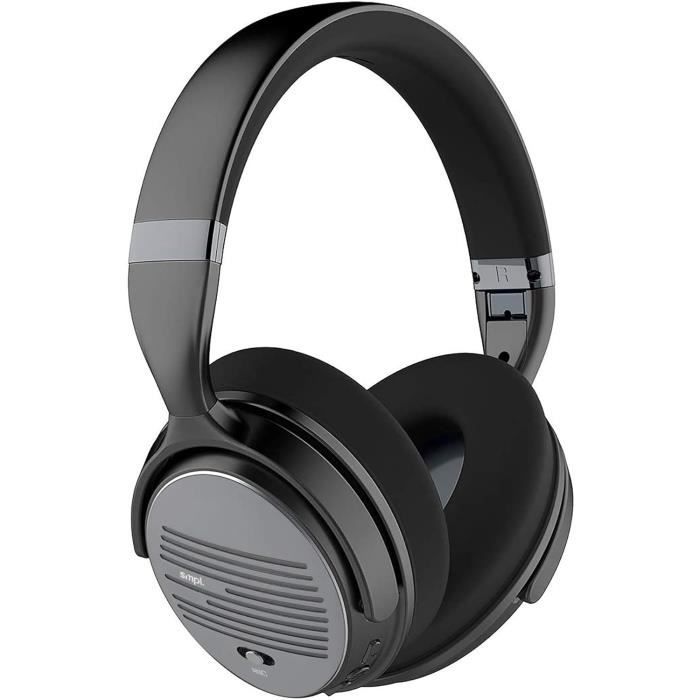 Casque Bluetooth À Réduction De Bruit - Casque Supra-Aural Bluetooth ...
