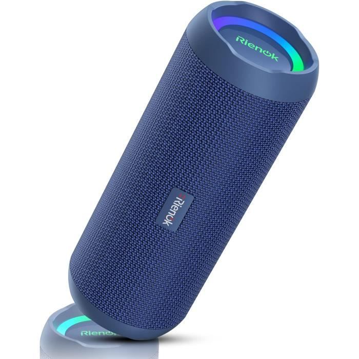Enceinte Portable Bluetooth Aux Basses Renforcées, 30H, Bluetooth 5.3 ...
