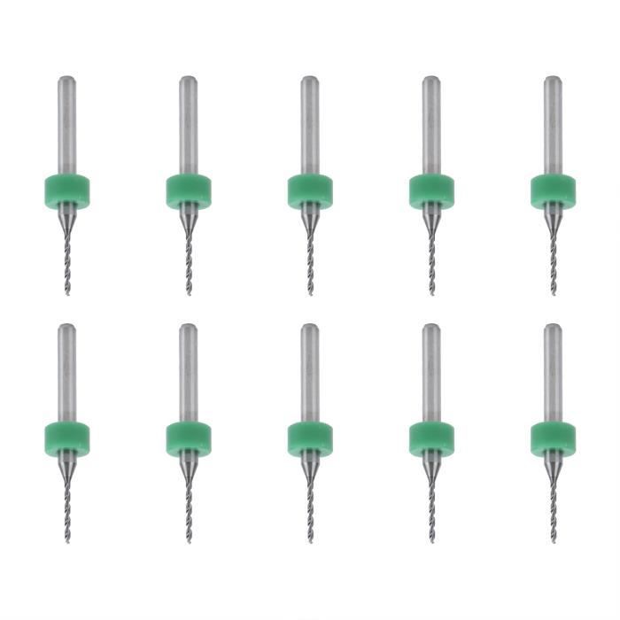 VBESTLIFE foret de gravure CNC de bijoux 10 pièces foret hélicoïdal en ...