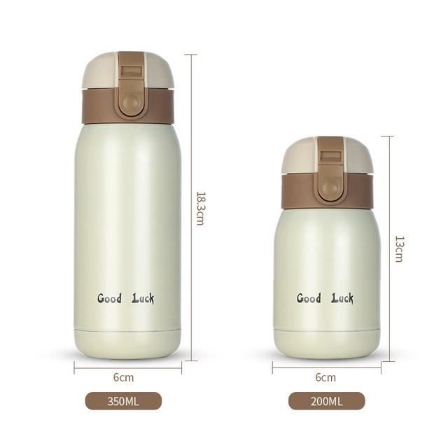 GOURDE BIDON,Beige-350ML--Mini bouteille isotherme en acier inoxydable ...