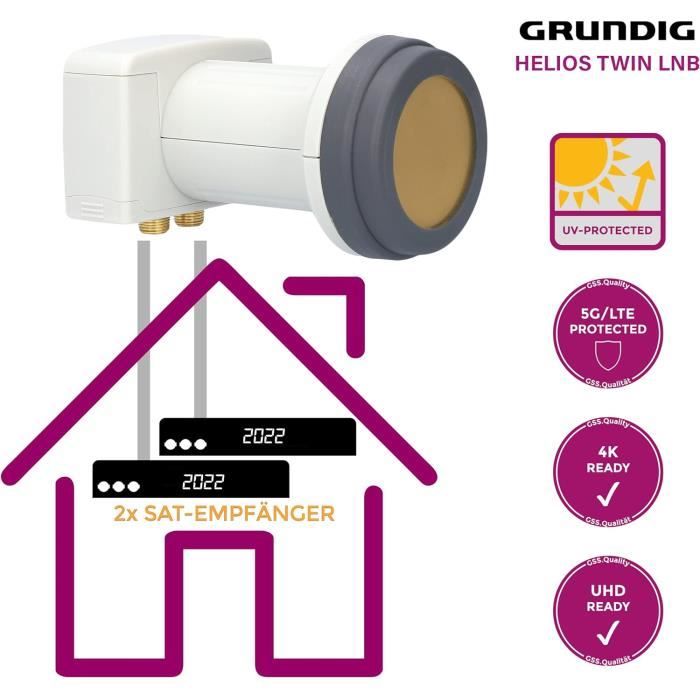 LNB - GSS - Helios Twin - 2 participants - Protection UV - Compatible ...