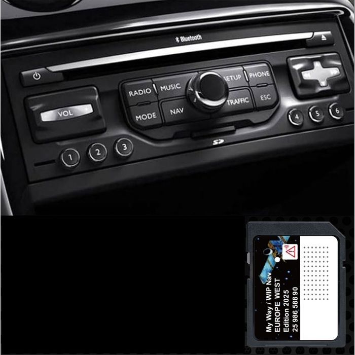 Version 2018/2019 Carte SD GPS Europe RNEG 2018-2 Peugeot Citroen ...