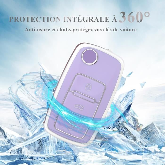 Etui A Cle Voiture Coque Clé, Étui À Clés Couvre Clef Cache Clef 3 ...