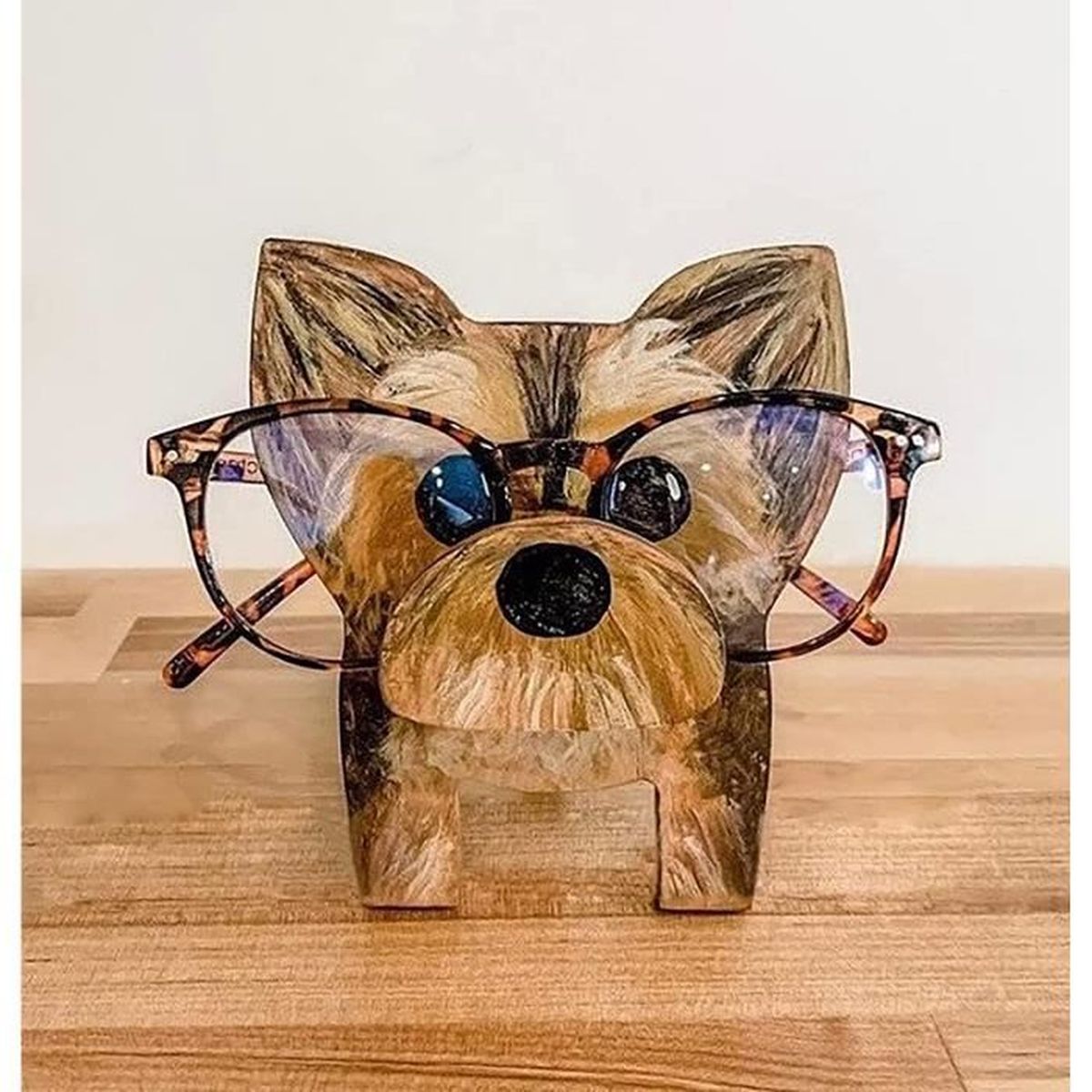 Présentoir de porte-lunettes,YSTP porte-lunettes en bois fait à la main ...