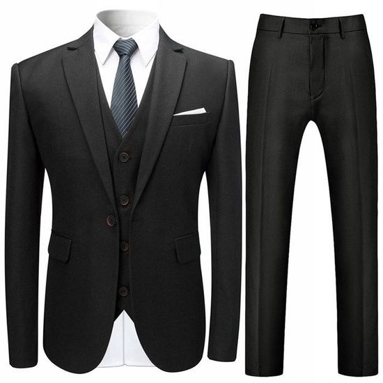 Allthemen Costume Homme 3 Pcs Costard Slim Fit Un Bouton Mariage Party ...