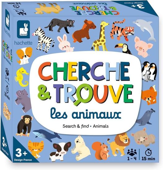 Mon Premier Cherche Et Trouve Les Animaux-Jeu De Société Enfant-Jeu D ...