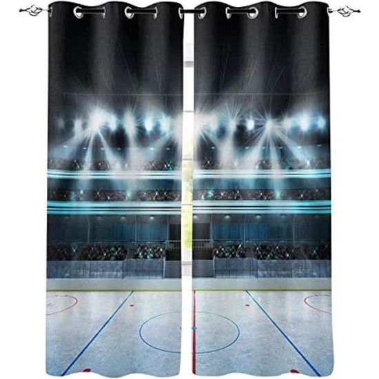 Rideaux Occultants - Stade de Hockey sur Glace - Isolation Thermique ...
