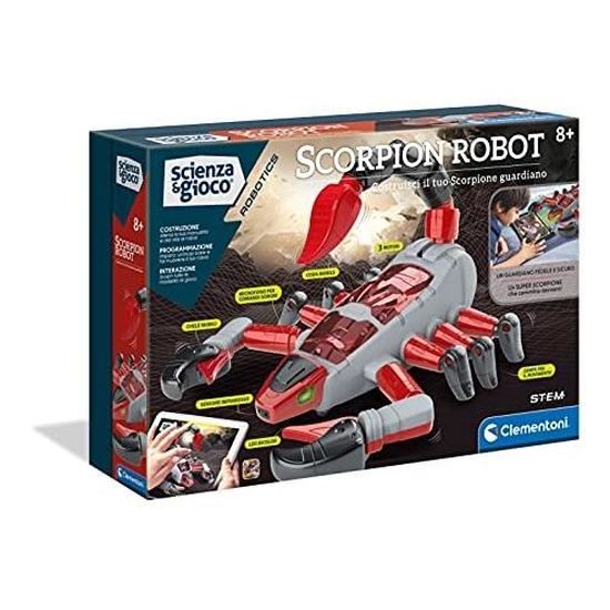 CLEMENTONI - SCIENCE ROBOTICS-SCORPION SET DE CONSTRUCTIONS, ROBOT POU ...