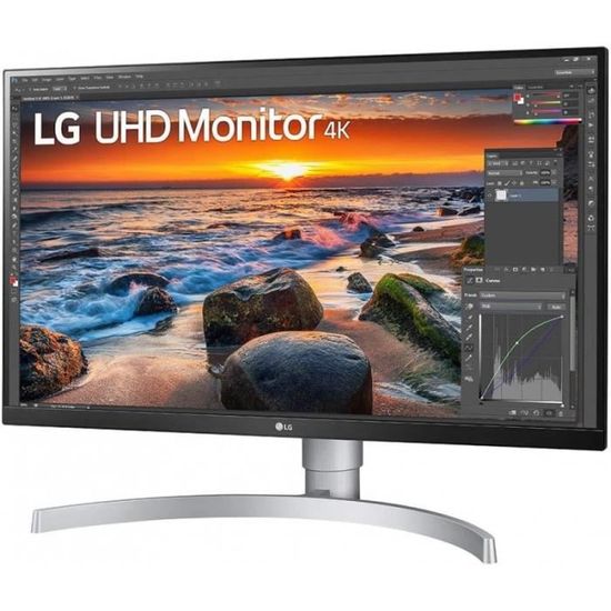 Écrans PC LG 27UN83A-W - 27" - Ultra HD (8458) - Cdiscount Informatique