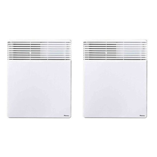 Pack THERMOR 2x Radiateurs électrique à Convection Blanc 500W ...