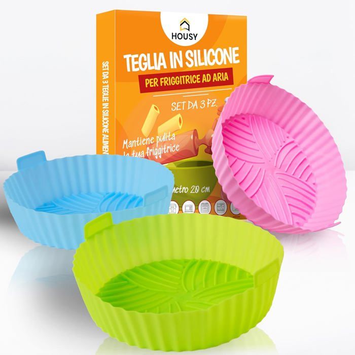 3 Plaques Pour Friteuse À Air-Accessoires En Silicone-Récipients Pour ...