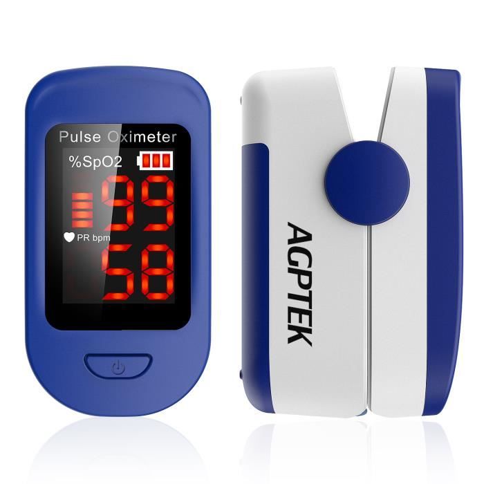 Oxymètre de Pouls Electronique Oxymètre de Doigt Professionnel ...