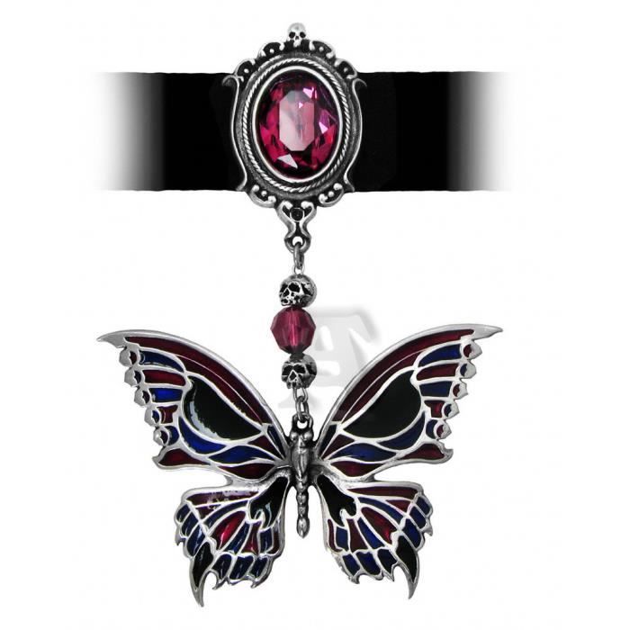 Alchemy Gothic Mort-Tête Papillon Collar - Achat / Vente sautoir et ...