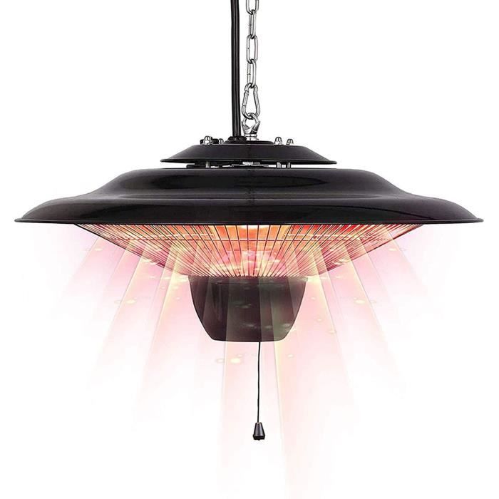Chauffage Radiant Suspendu - BLUMFELDT - 2 kw - Métal - Electrique ...