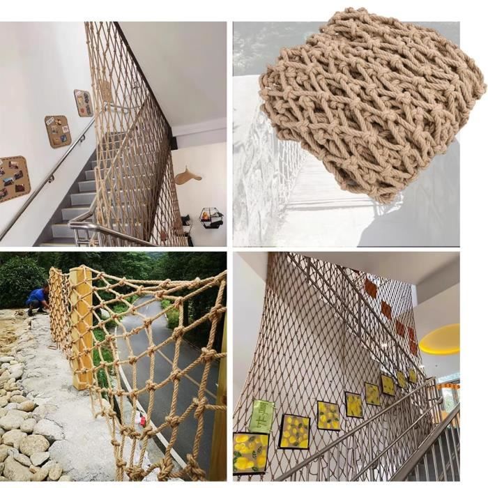 Filet De Corde En Chanvre Anti-Chute Pour Enfants,Filet De Protection ...