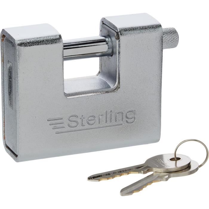 ASP181 Cadenas en Acier blindé Gris 81.[G1569] - Cdiscount Bricolage
