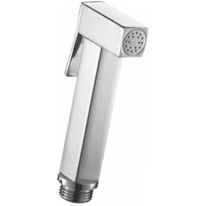 Douche à Main Carrée en Laiton Chromé | Design Contemporain | Tête ...