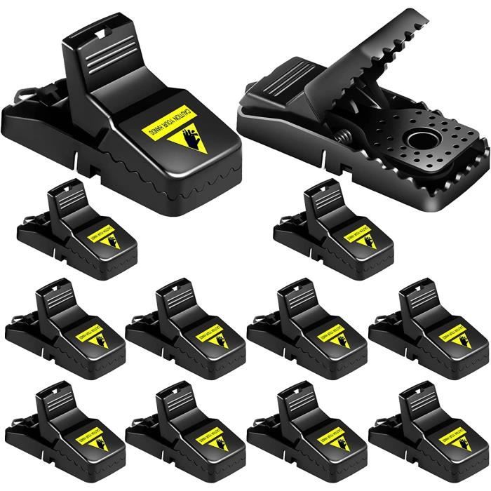 AJW-Lot de 12 pièges à souris en métal de qualité supérieure efficaces ...