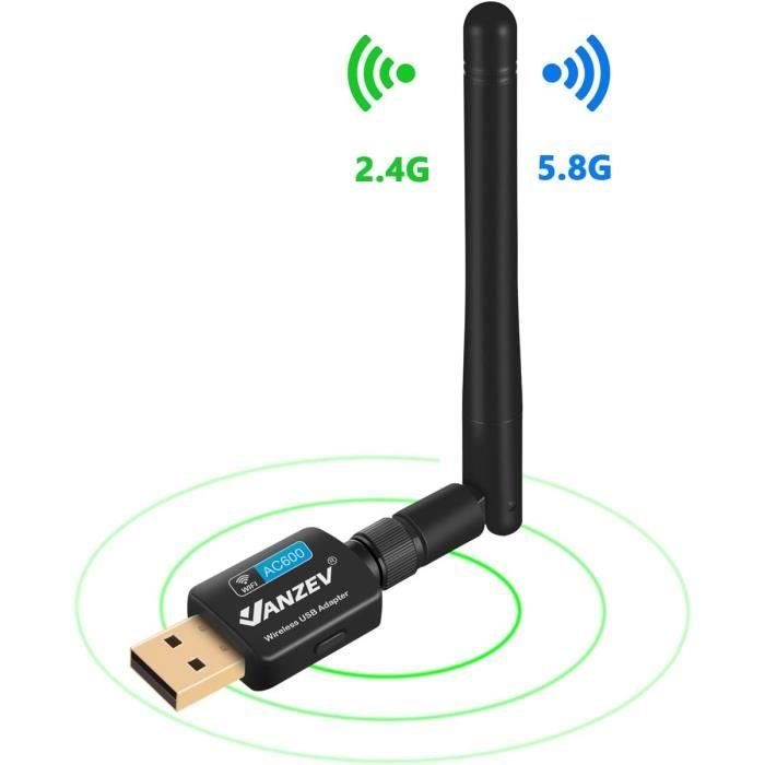Cle WiFi USB pour PC, USB Clé WiFi Dongle Adaptateur sans Fil Mini ...
