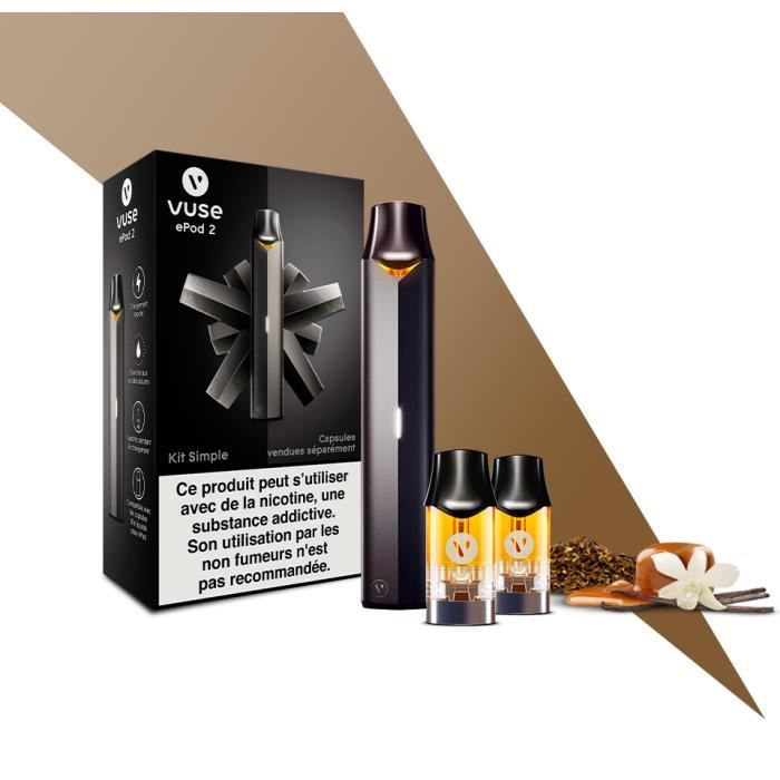 KIT DECOUVERTE VUSE EPOD + 2 CAPSULES CLASSIQUE CREME 12 MG - Cdiscount ...