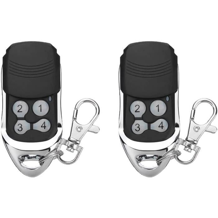 2 x Télécommande Porte de Garage 433.92 MHz,Compatible avec Liftmaster ...