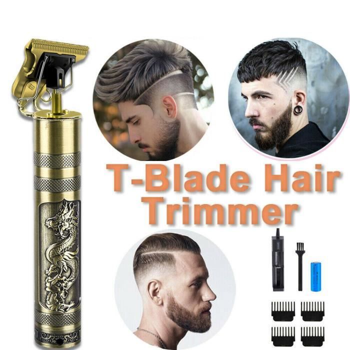 Tondeuse à cheveux professionnelle tondeuse coupe barbe sans fil ...