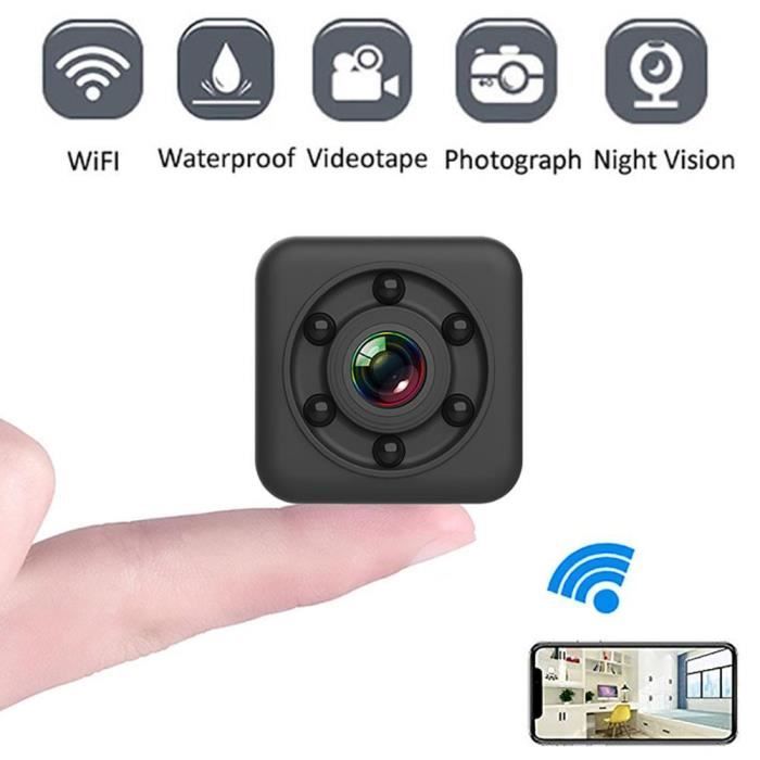 Caméra miniature,Mini caméra de surveillance IP WiFi HD SQ29 ...