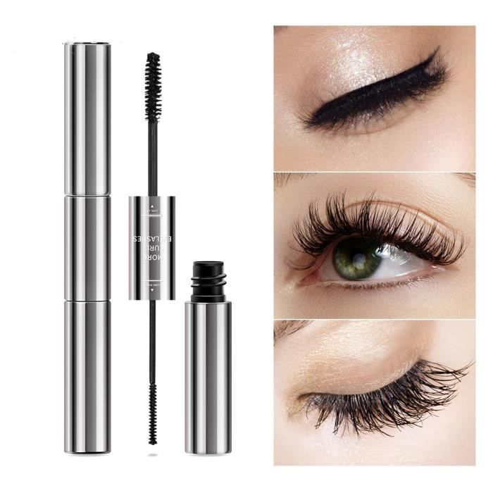 DEROL Mascara noir Ultra-fin 4D Curl Mascara allongeant épais Mascaras ...