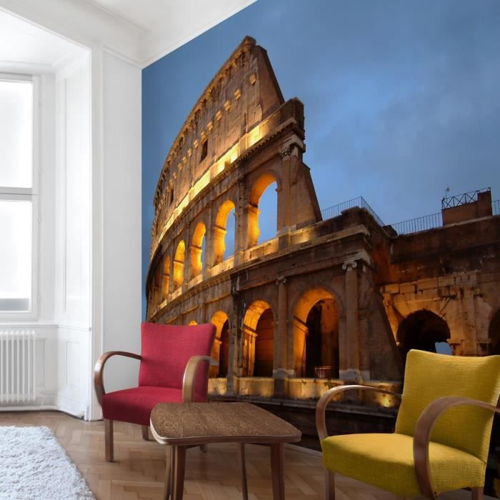 97558 Colisée De Nuit Papier Peint Photo Non Tissé Motif Carré Papier ...