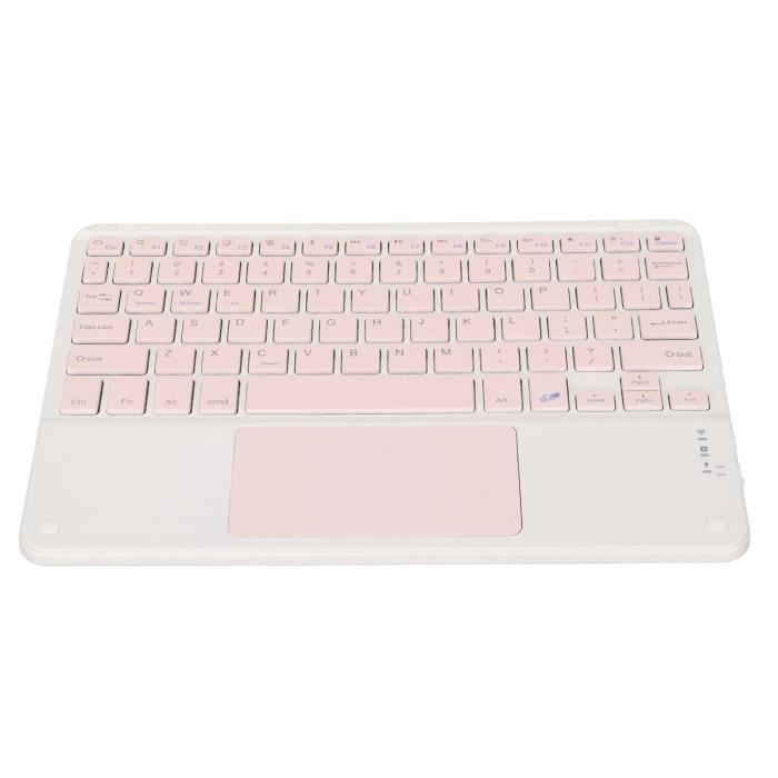 EJ.life Wireless Keyboard, Pink Wireless Keyboard with Touchpad Fast ...