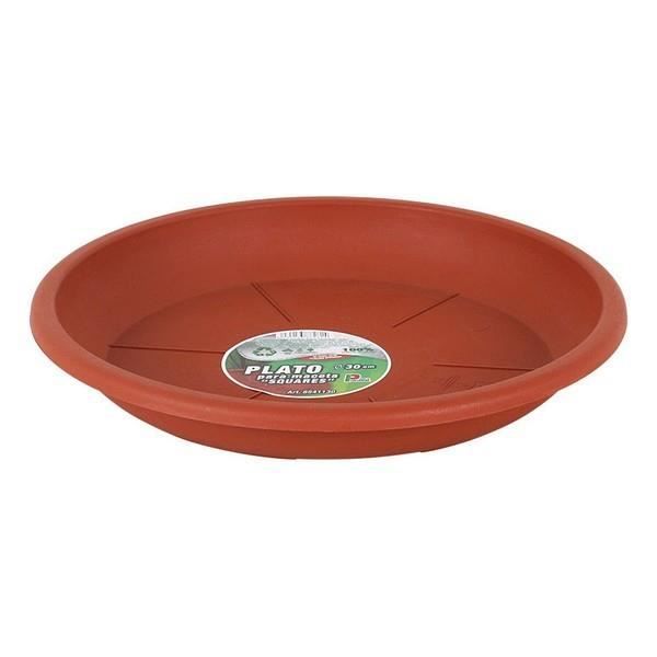 Sous pot en plastique marron Mesure - Ø 60 cm - Cdiscount Jardin