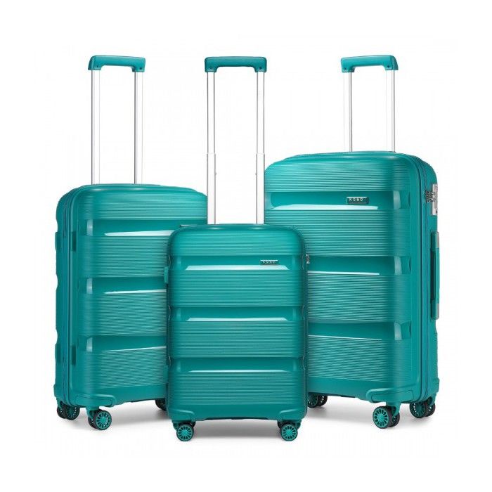 Set de 3 Valise Cabine (55/65/76cm) Valise de Voyage Rigide Bagages ...