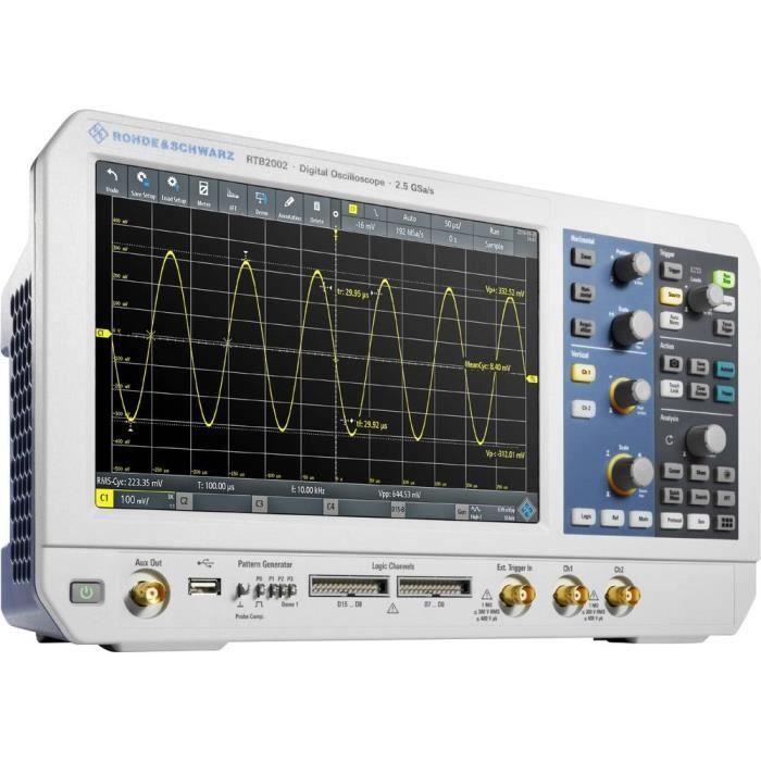 Oscilloscope numérique - Rohde & Schwarz - RTB2002EDU - 70 MHz - 2 ...
