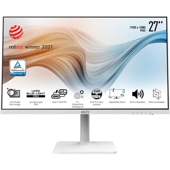 Modern Md272Pw Écran Bureautique 27" Full Hd - Dalle Ips, 1920X1080 ...
