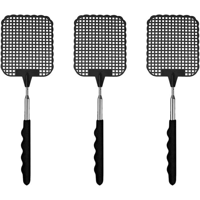 Tapette À Mouches,3 Pièces Tapetteà Mouche Solide,Grande Tapette À ...