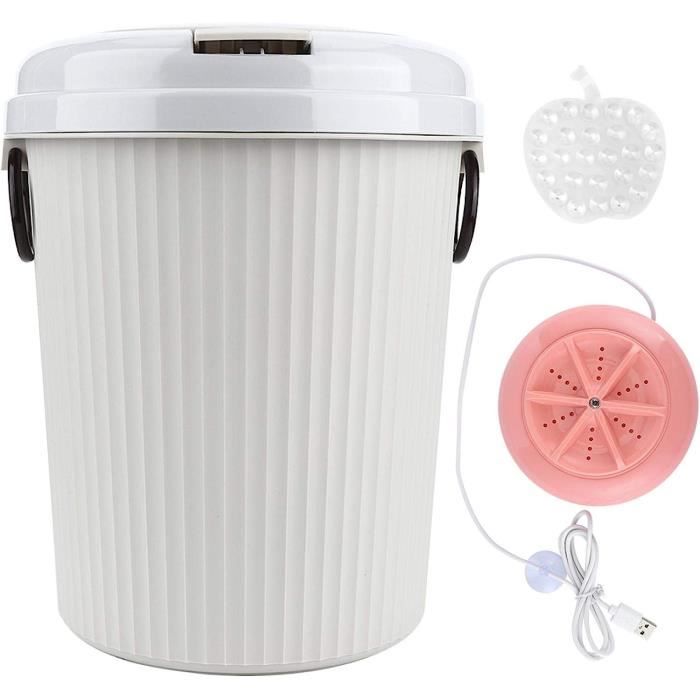 Machine À Laver Portable, 8L 18W Mini Lave-Linge De Bureau Portable ...
